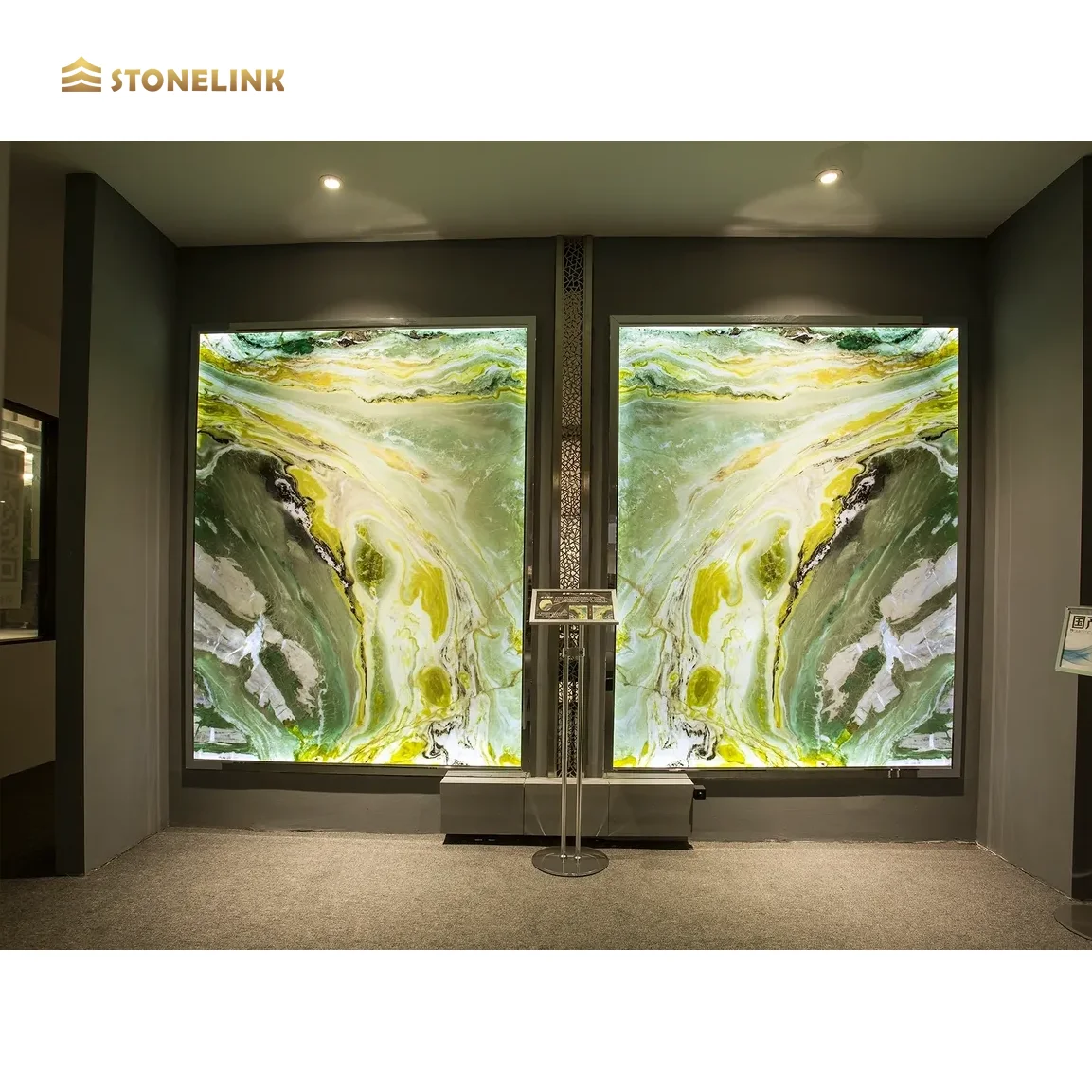 Natural Backlit Thin Marble Stone Veneer Sheet - Lumi Stone Panel