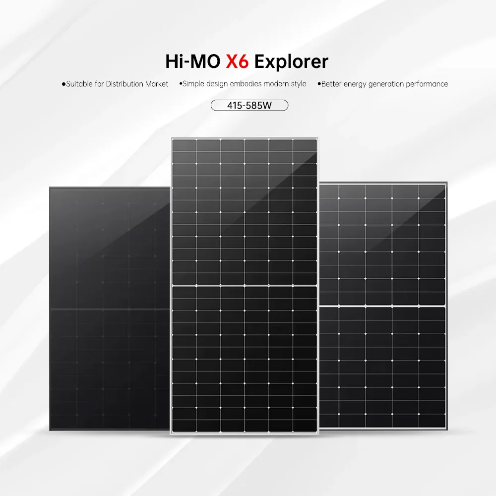 Panel solar bifacial Longi Himo X6, panel solar Longi de 560W, 565W ...