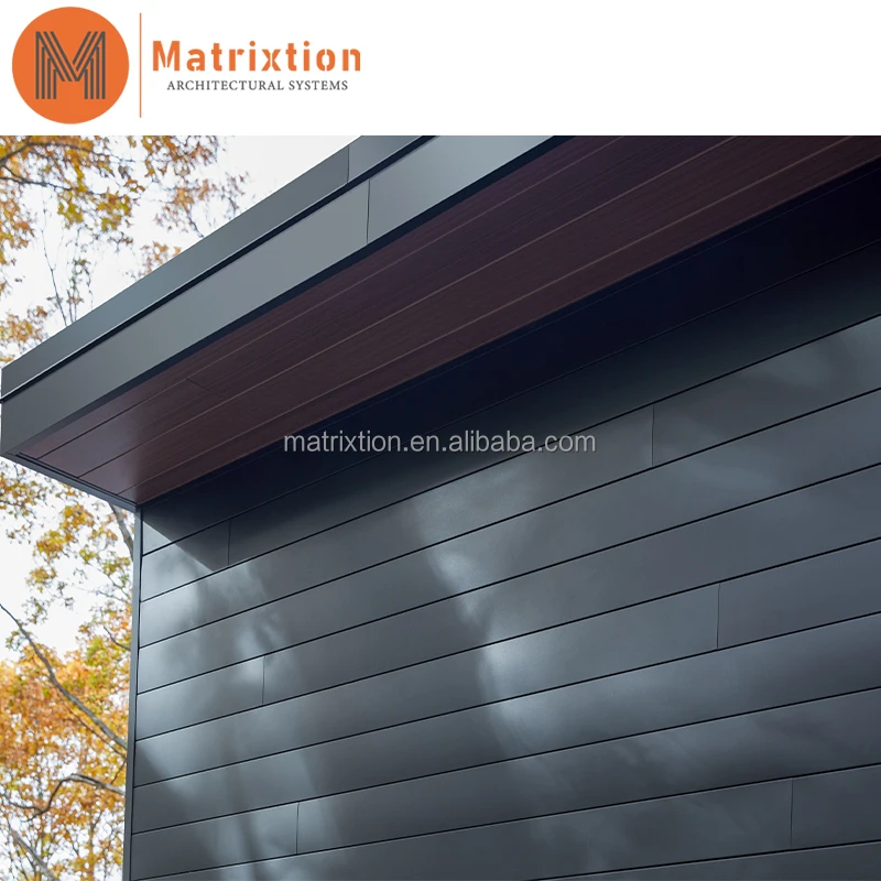 Matrixtion Modern Black: Streamlined Siding & Cladding Panels With ...