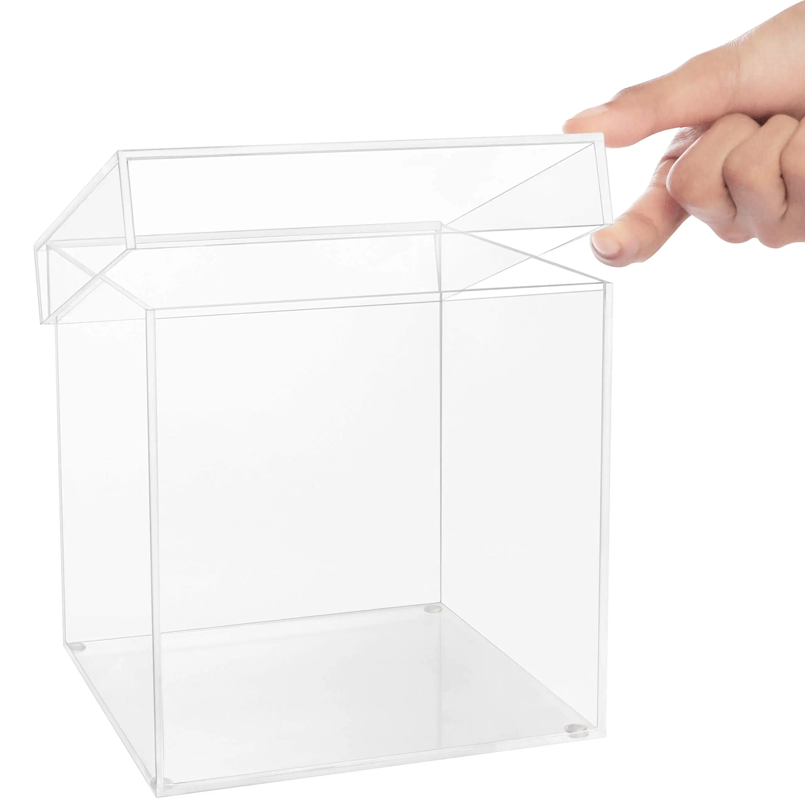 Niseven Acrylic Display Stand Box,Museum Box Case,Jewelry Book Showcase ...