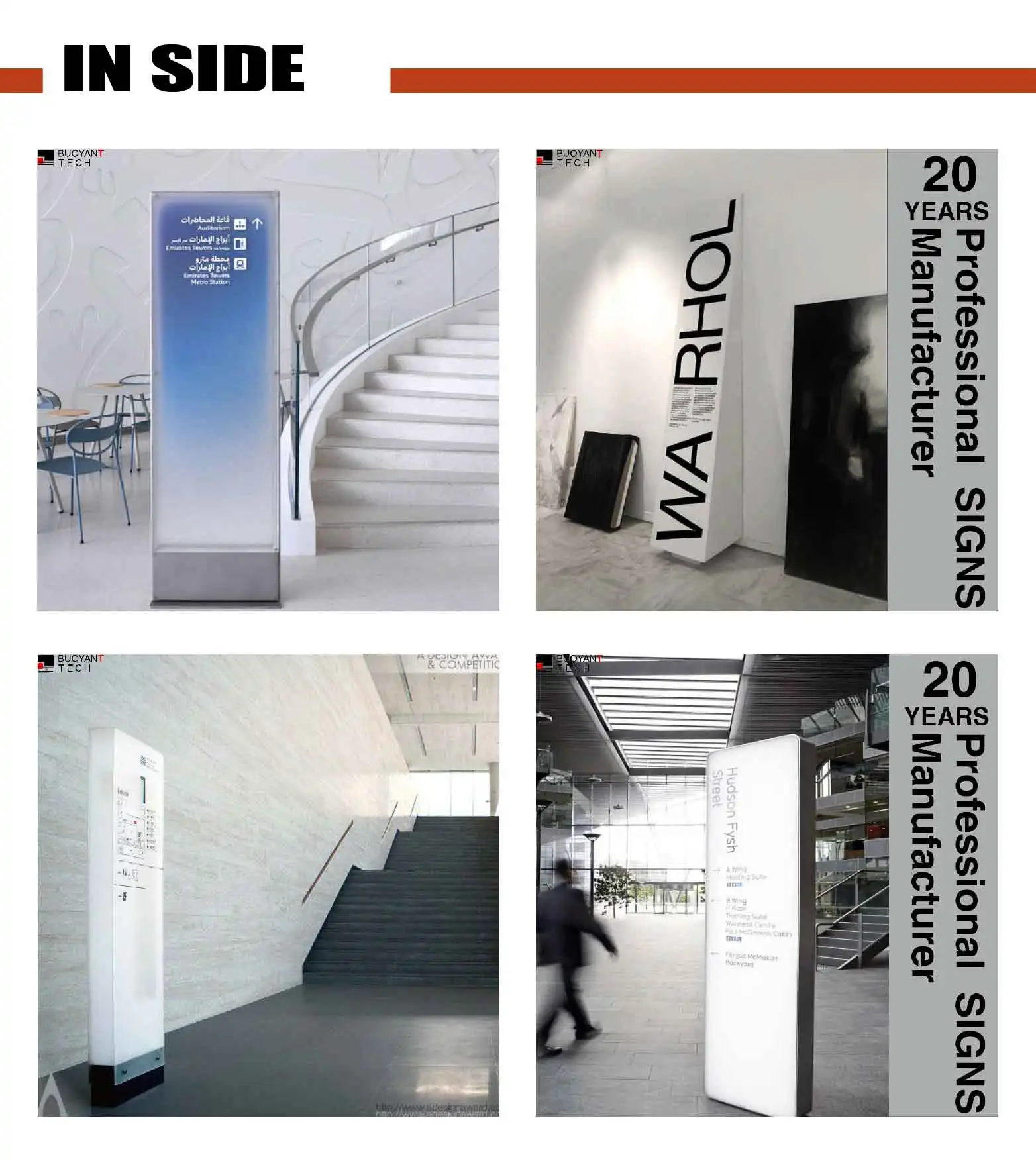 Buoyant Custom Pedestrian Guidance Signs Led Strips Neon Light Led Tube ...