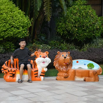 Best Selling Garden Benches Shaped Like Animals Resin Crafts For Garden ...