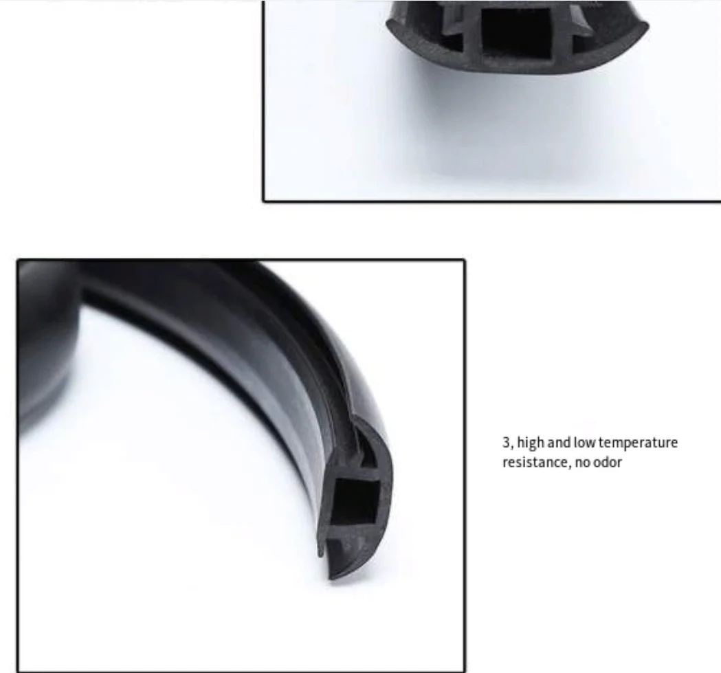 T-shape Solar Photovoltaic Panel EPDM Rubber Seal Strip