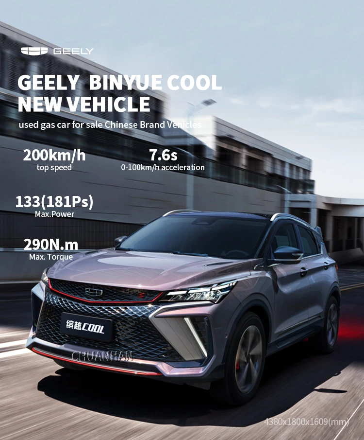 Buy Car From China Auto Geely Binyue Cool 2023 1.5t Small Suv Petrol ...
