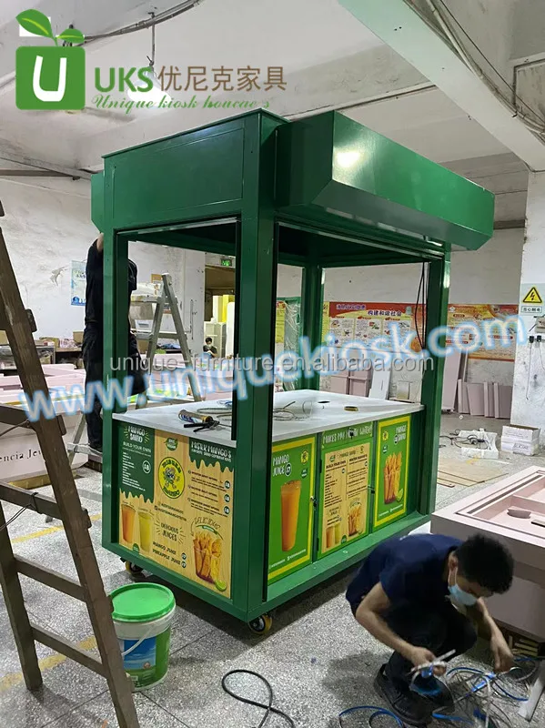 Outdoor Food Display Kiosk Outdoor Snack Booth Design Outdoor Juice ...
