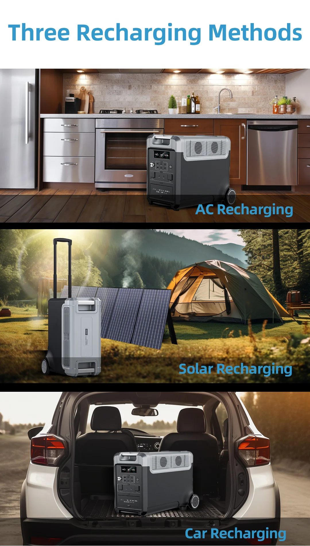 Outdoor Solar Portable Power Station 3600w Power Banks Power Station ...