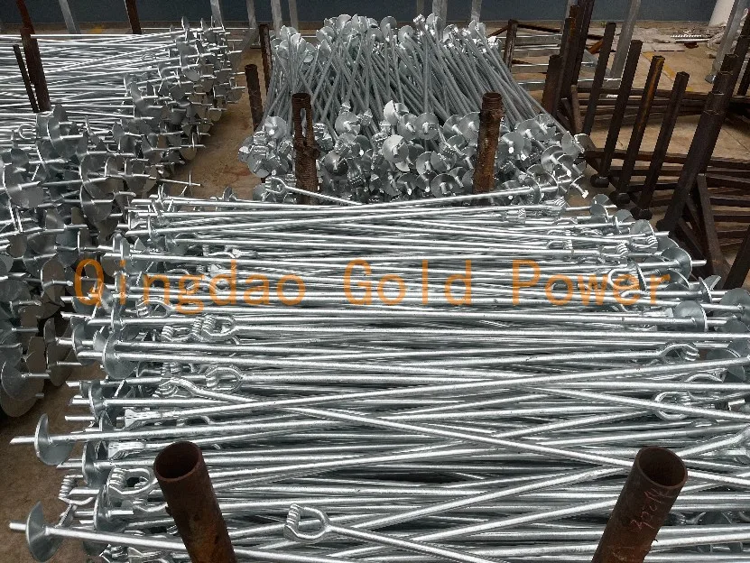 Electric Hardware Fittings Welded Helical Tieback Anchor For Dock ...