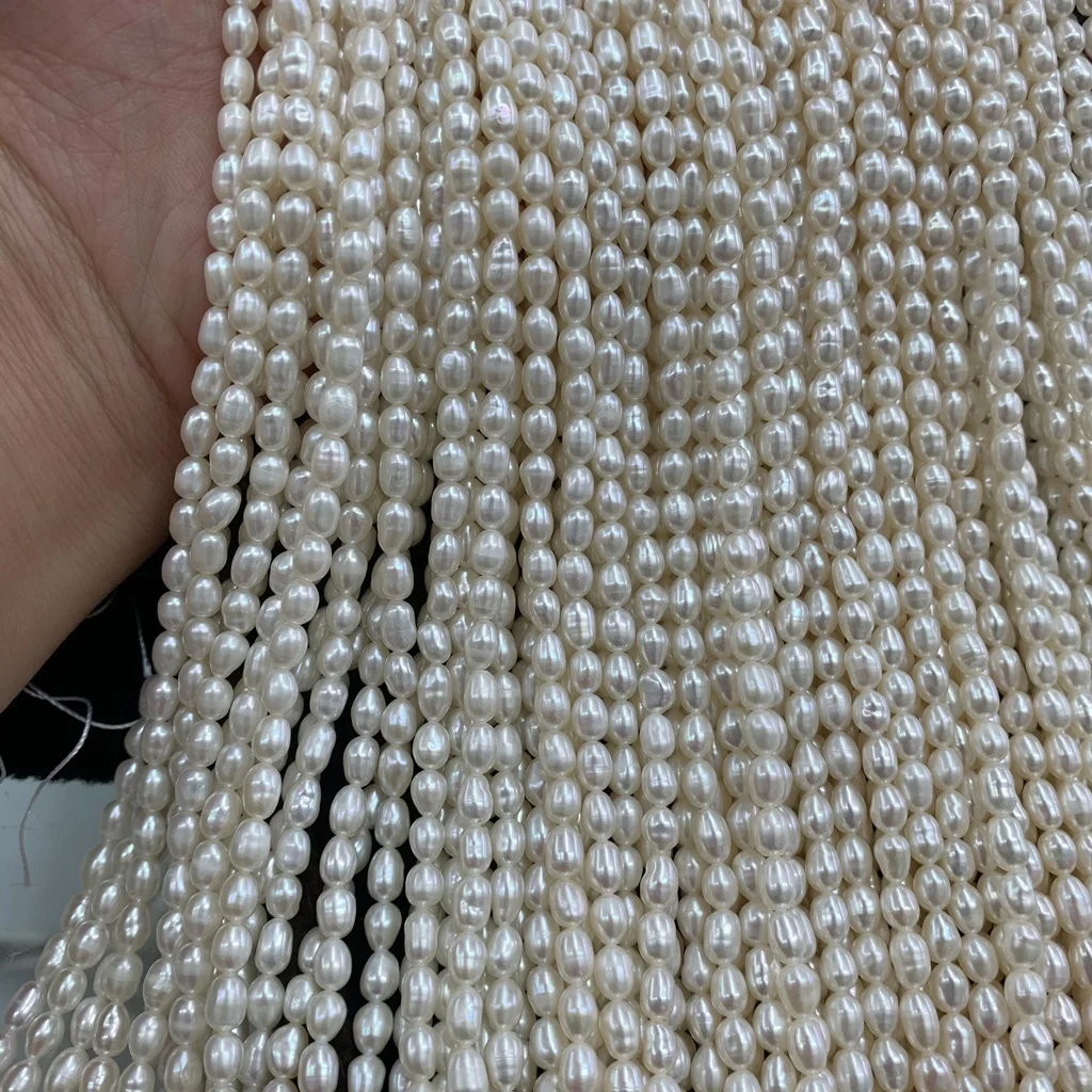 Shop Our Collection of Natural AA Rice Shape Freshwater Pearls