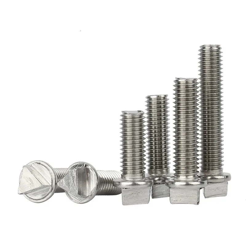 M6 M8 M10 Stainless Steel A2 DIN 22424 Triangle Head Bolts With Collar ...