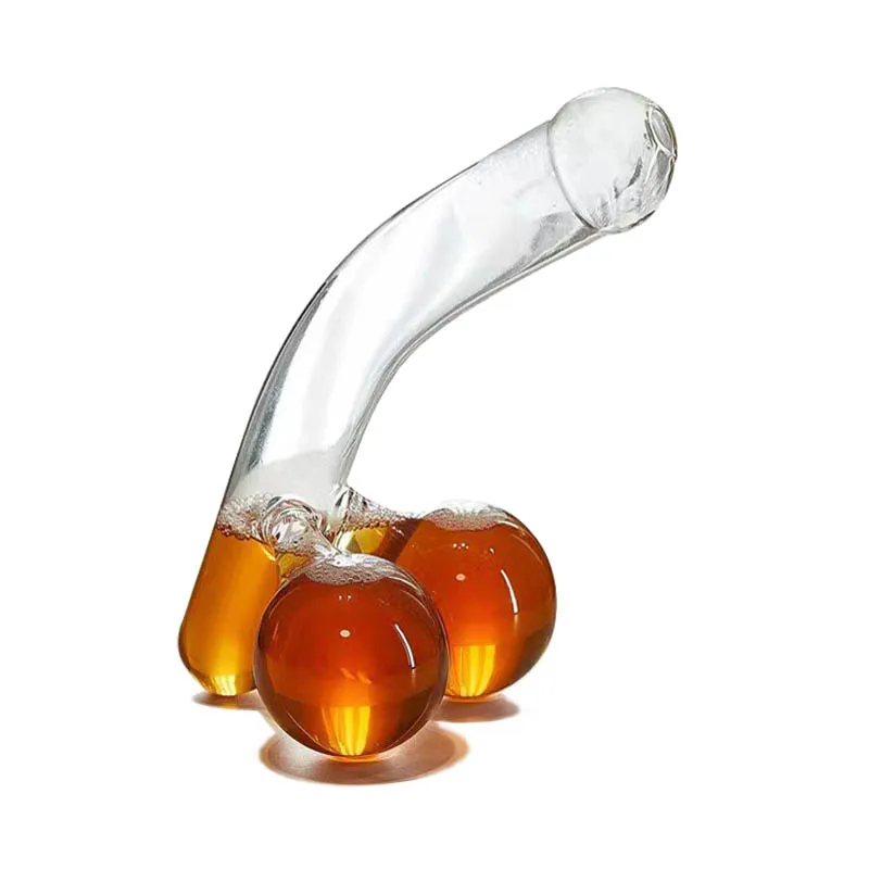 Sexy Decoration Wine Glasses Cocktails Glassware Penis Shaped Cocktail Drinking Glass Cup Bottle
