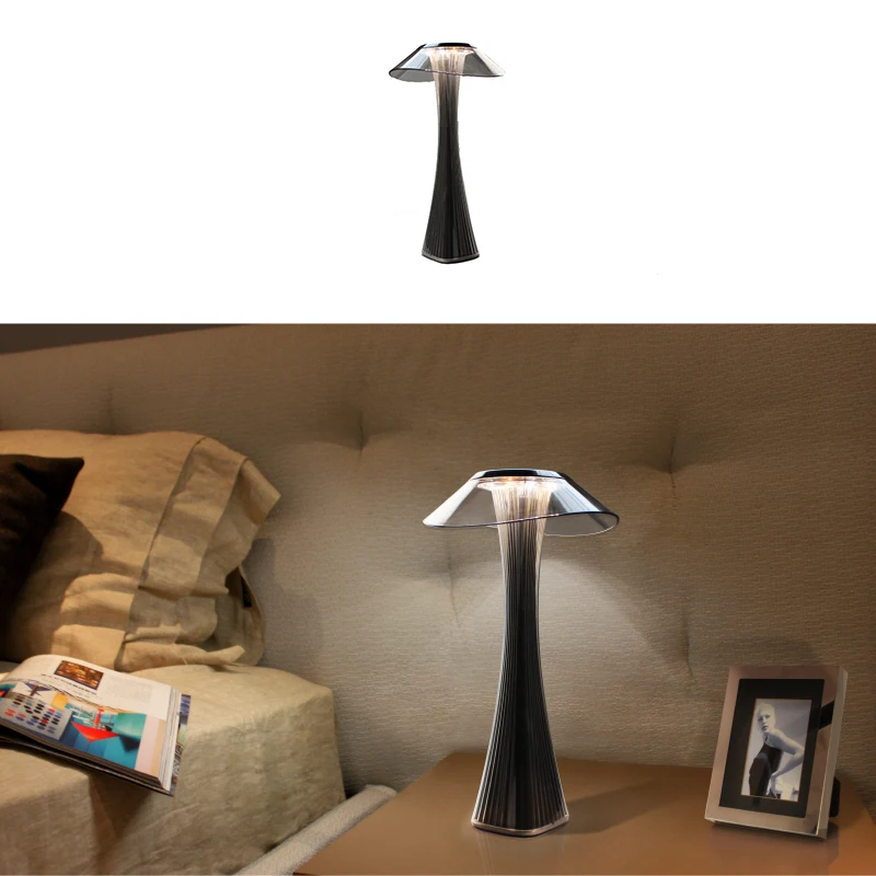 Modern Led Table Lamp Touch Dimmable Table Lights Eye-protect Reading ...