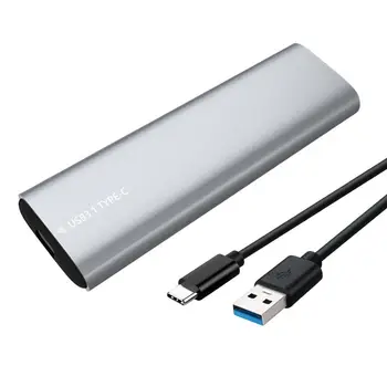 M.2 Nvme Ngff Ssd Enclosure Usb3.1 Gen 2 Type-c Hard Drive Case Solid ...