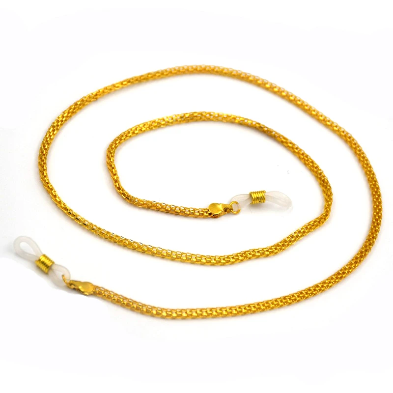 Wholesale Gold Glasses Chain Necklace Sunglasses Straps Lanyard Face Masking Chain Buy Gold