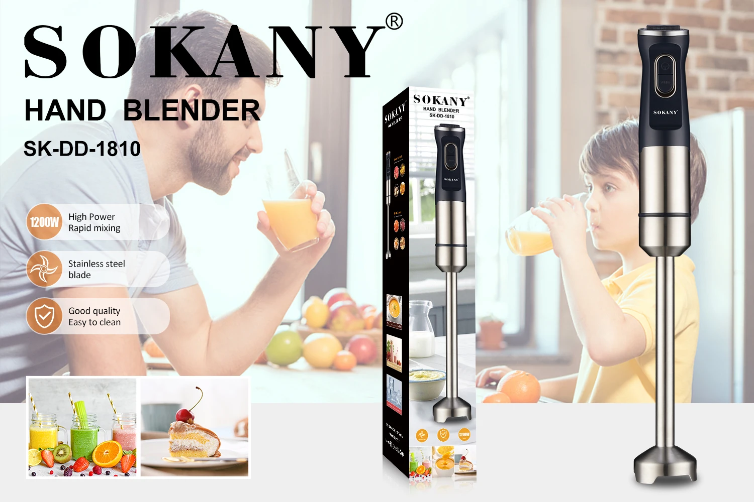 Sokany High Quality Small Household Appliances Juicer Blender Kitchen ...