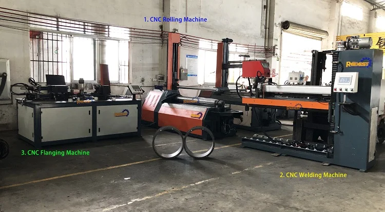 Flanged Machine SS Pipe Stainless Steel Pipe Flanging Machine ...