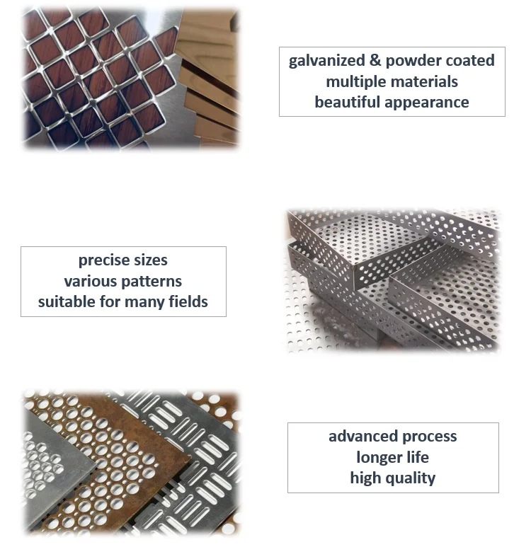 Grill Decorative Metal Perforated Sheet Wall Cladding Fence Perforated ...