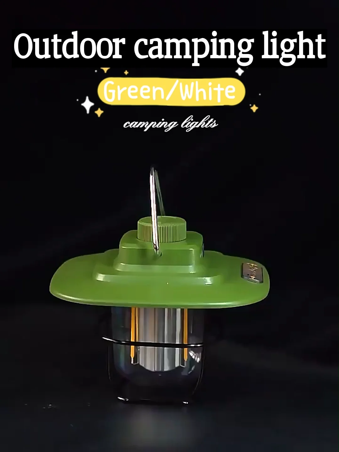 Portable Camp Lantern Usb Recharge Camping Lamps Tent Travel Light Vintage Outdoor Led Lighting ...