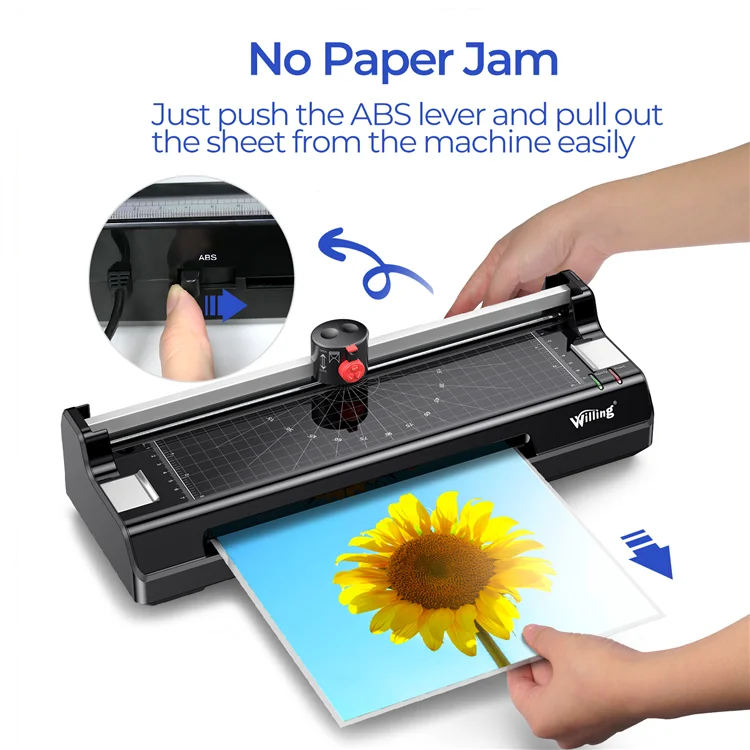 Willing Small Photo Paper Laminating A4 Laminator Machine Desktop ...