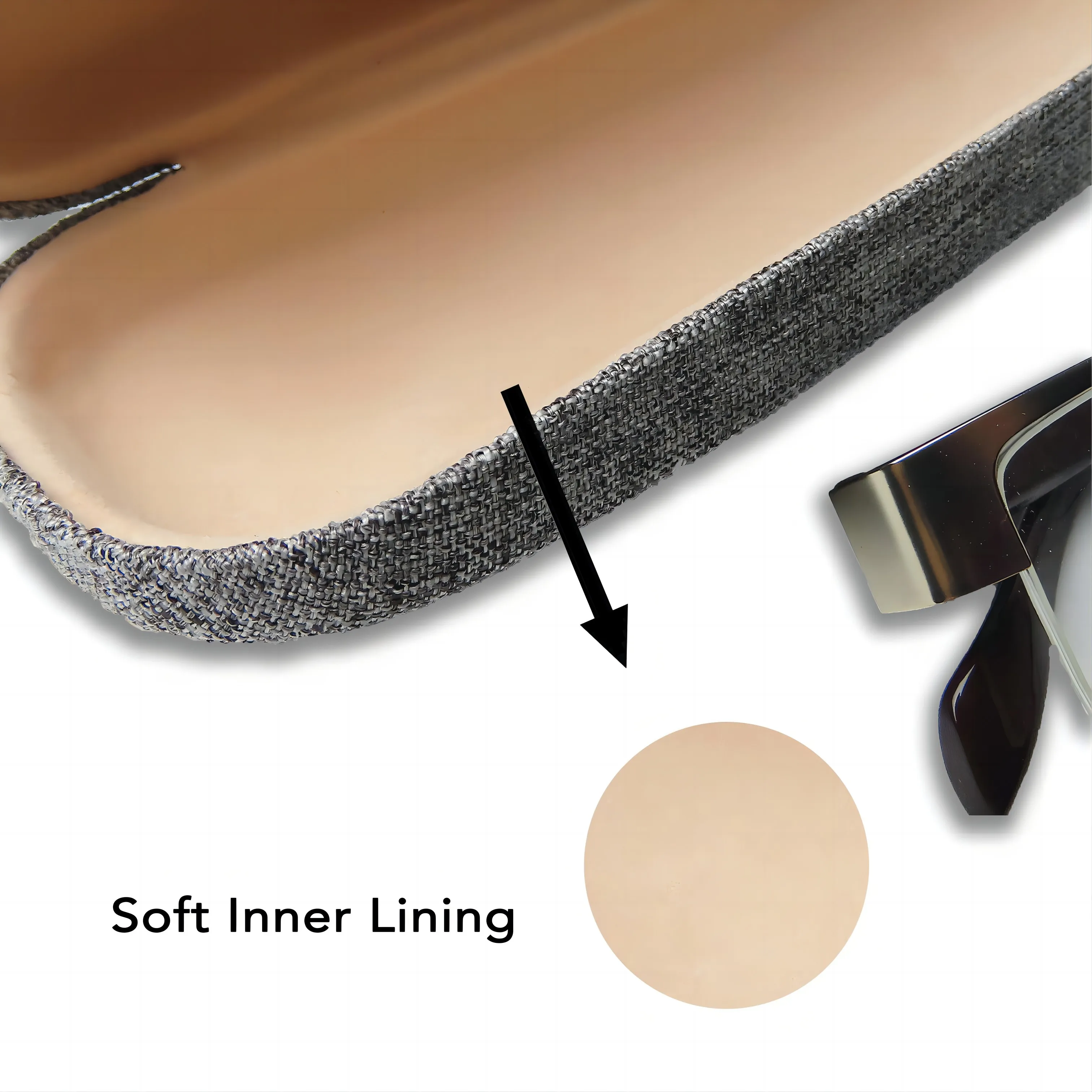 Wholesale Luxury Linen Spectacle Hard Reading Glasses Cases Linen ...