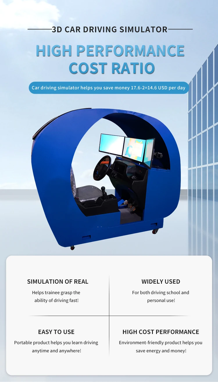 Professional Car Driving Training Simulator - Realistic Experience