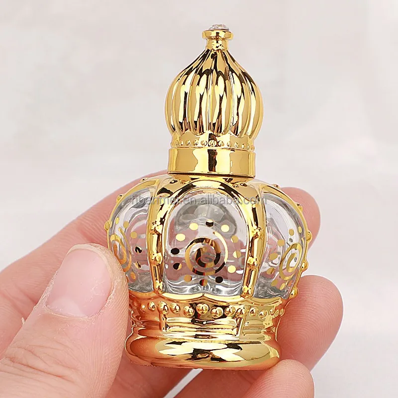 Luxury Arabian 15ml Crown Custom Fancy Perfume Oil Bottle Empty Oud ...