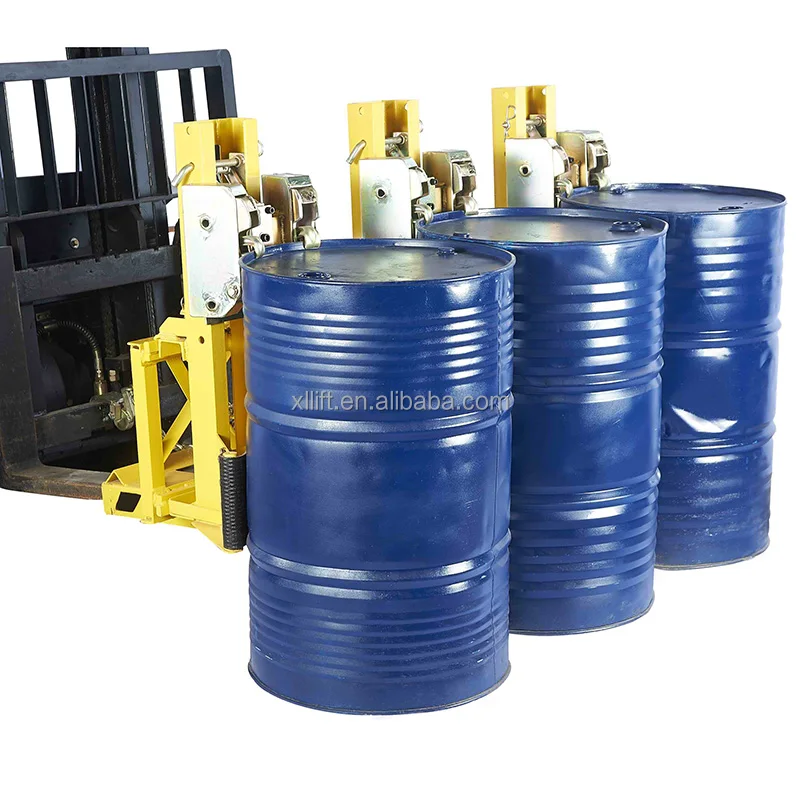 3-drums Hydraulic Mechanical Drum Clamp Manual Forklift Drum Lifter - Buy Forklift Attachment ...