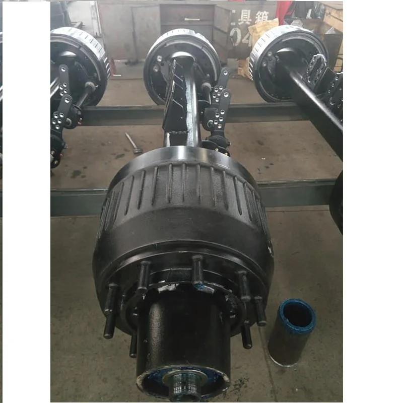 Heavy Semi Trailer Parts Axle 16t Outboard Drum Axles Max Capacity14 ...