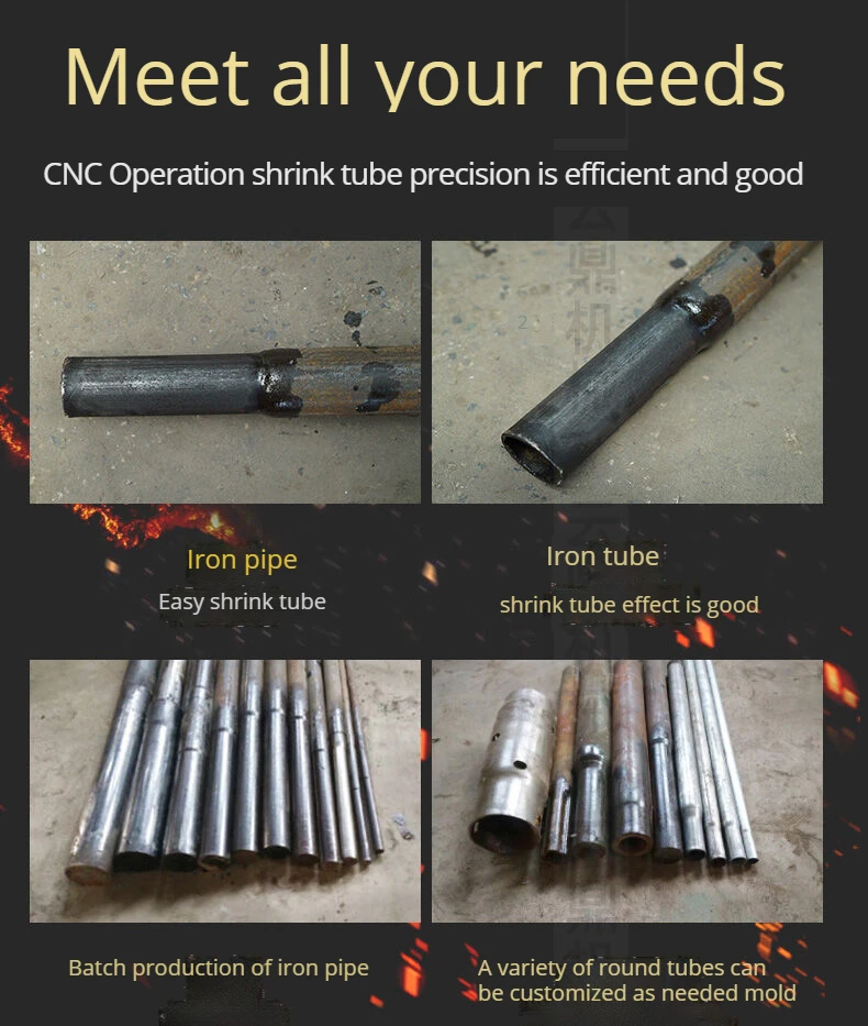 Steel Pipe Shrinking Machine Stainless Steel Pipe Diameter Reduce ...