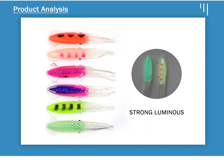 Hot Sale Soft Plastic Fishing Lures Baits Swimbait Fish Baits ...