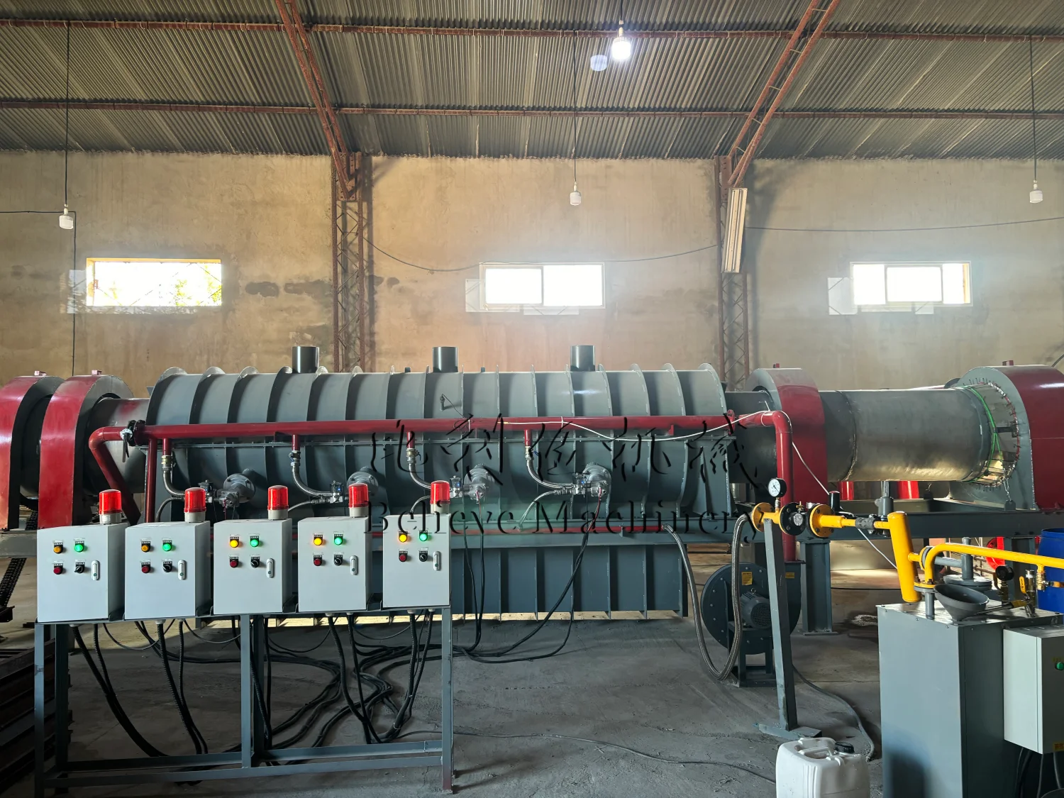 Biomass Carbonization Furnace Continuous Coconut Shell Biochar Making ...