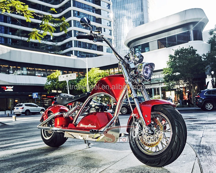 2 Wheel EEC Electric Motorcycle Chopper - 2000w-4000w Power