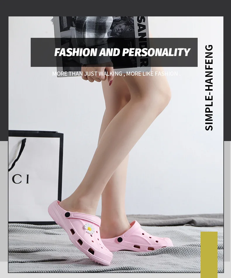 Custom Logo Designer Croc Shoe Durable Rubber Eva Molded Anti-slippery ...