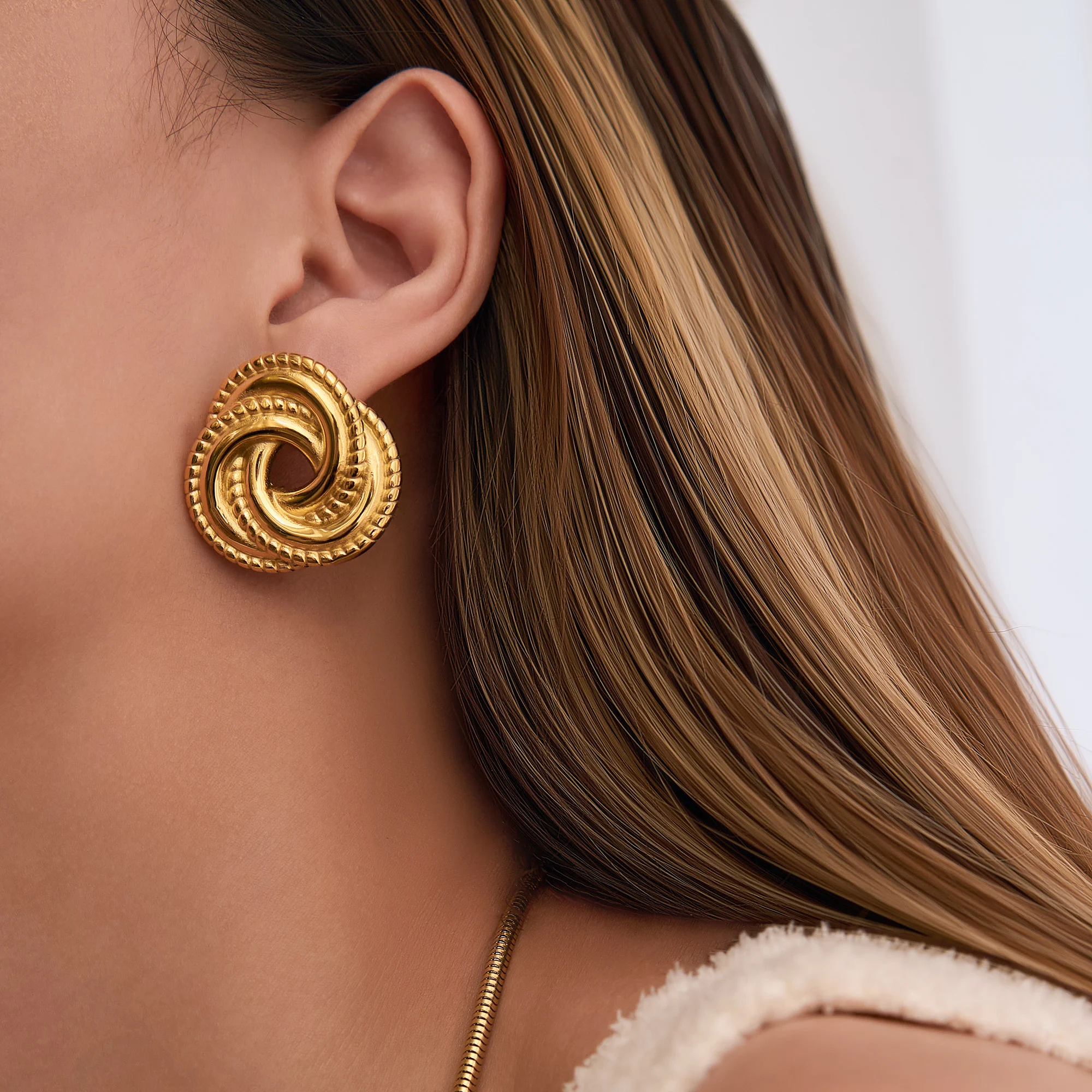 2025 Dazan New Winter HOT 18k Gold Plated Hypoallergenic Stainless ...
