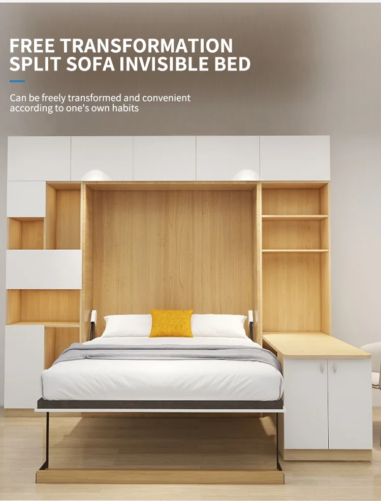 Japanese Style Murphy Bed - Modern Minimalist Folding Bed