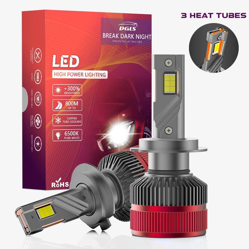 Dgls Manufactory Car 26000lm 260w T13 Bombillo Led Light H4 H11 H7 H1 Led Headlight Kit 9005 ...