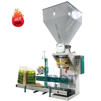 Semi Automatic 20kg 50kg Animal Feed Bag Sealing Floating Fish Bone ...