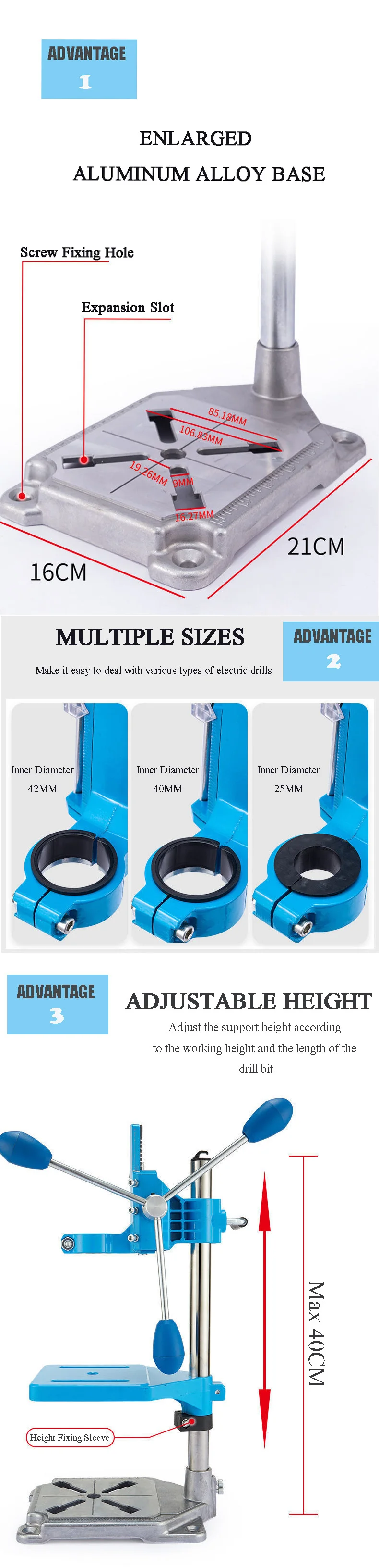 Home Use Drill Support Small Drillstand Drill Stand - Buy Drill Support ...