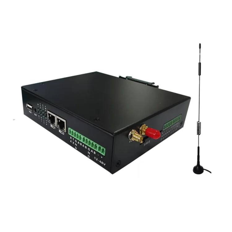Industrial Edge Computing Gateway With Wifi,Tf Card,Wan,485/232 Ports And I/o 4g Iot Router For ...