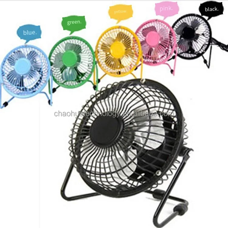 4-inch USB Mini Portable Fan - Silent Cooling Solution