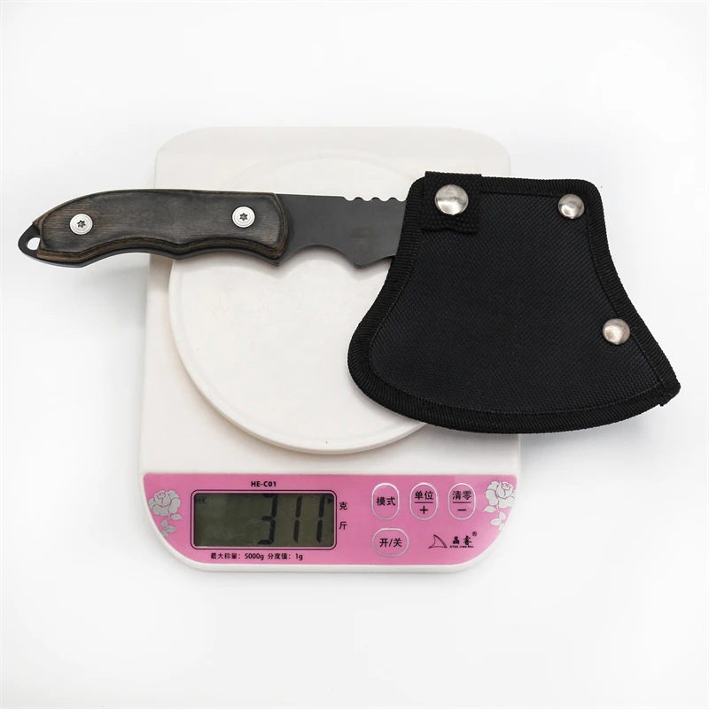 Most Popular Wooden Handle Survival Axe Tactical Hatchet Rescue Camping ...