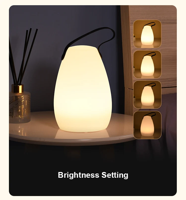 Eco-friendly PE Molded IP65 Waterproof USB Rechargeable LED Table Lamp ...