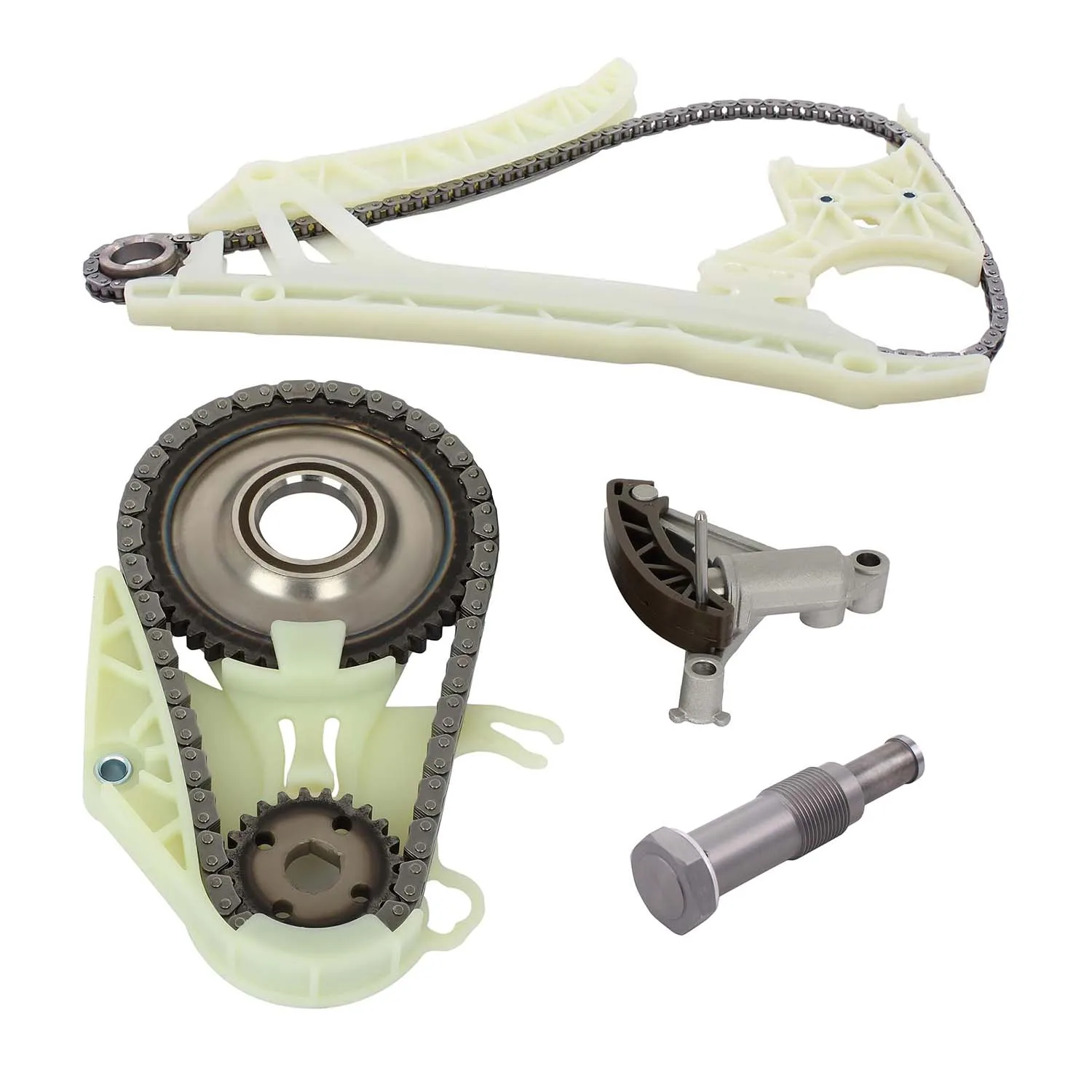 13 Pieces Timing Chain Kit Guide Rail Tensioner Sprockets Engine ...