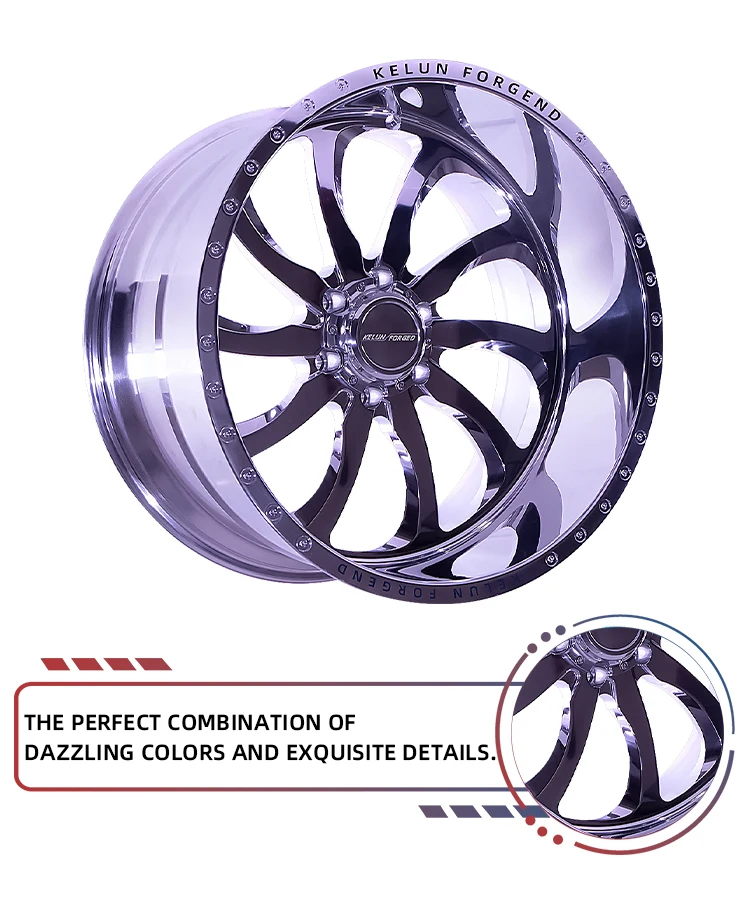 KELUN Brand 2022 Hot Single Wheel Rims 20"22"24"26"28" Polish/chrome ...