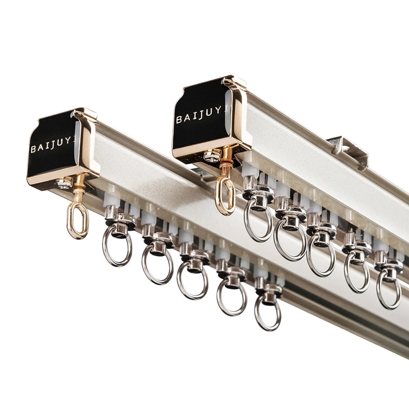 IKSUN Heavy Type Aluminium Sliding Curtain Rail Rod