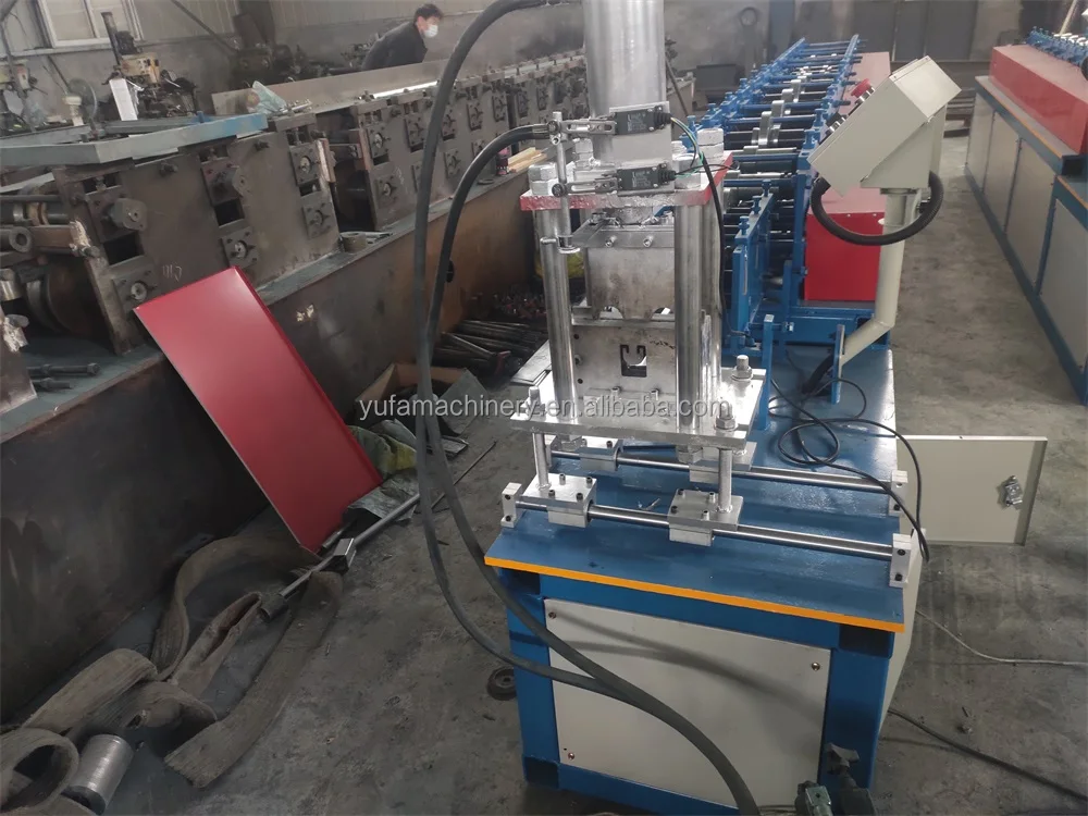 Guide Rail Roller Shutter Door Track Channel Roll Forming Machine - Buy ...