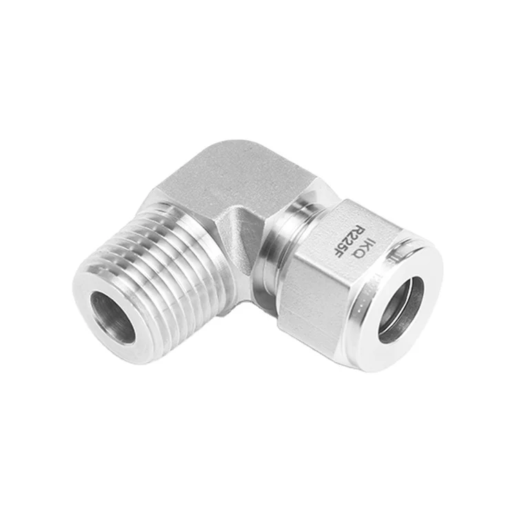 High Pressure Reliability Right Angle Elbow Tube Fittings Stainless ...