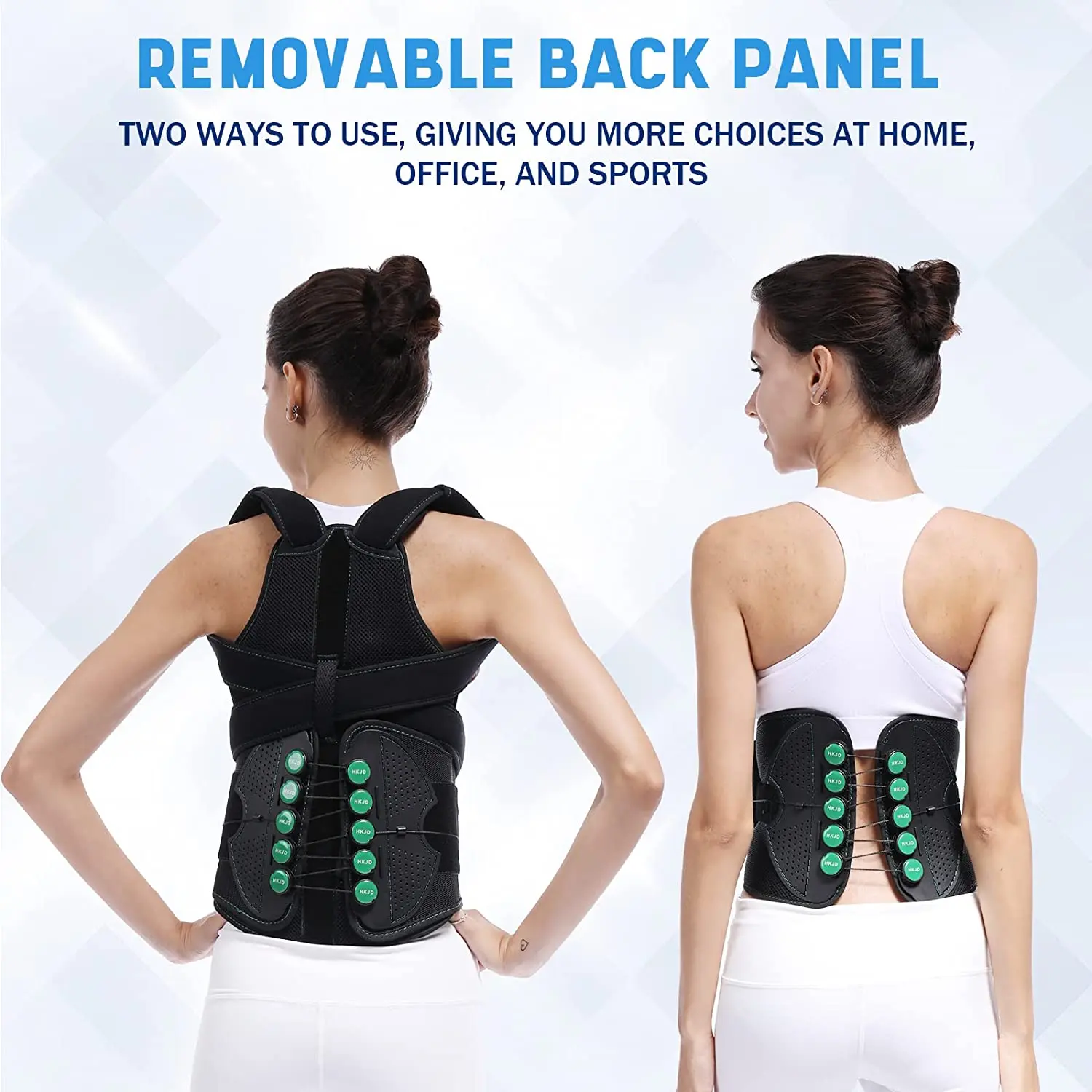 Hkjd Factory Tlso Full Back Spine Brace With Drawstring Pulley System