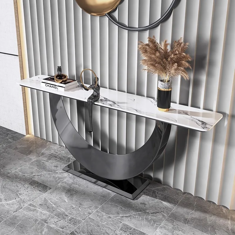 Elevate Your Space with Our Modern Marble Console Table
