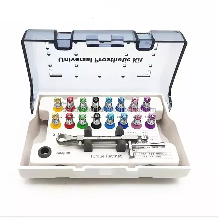 Dental Implant Repair Kit - Torque Wrench Prosthetic Tools