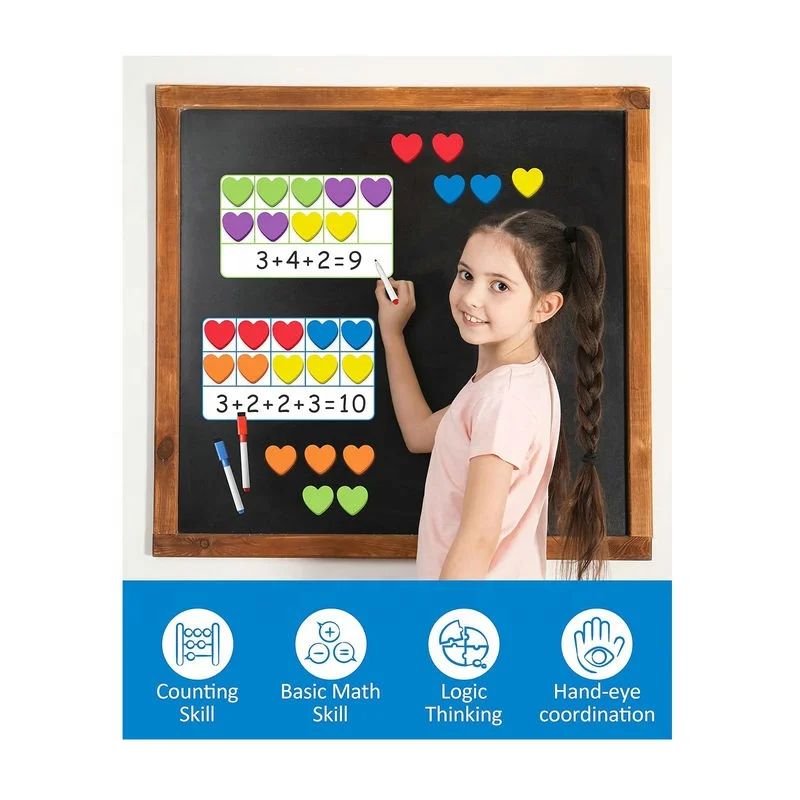Magnetic Ten Frame Set,Math Manipulative Games For Kids With 6 Ten ...